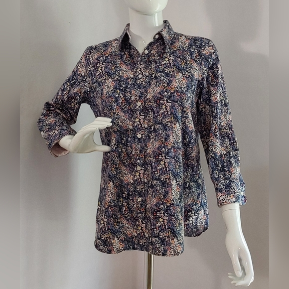 Chaps | Tops | Chaps No Iron Womens Blouse Size Medium | Poshmark